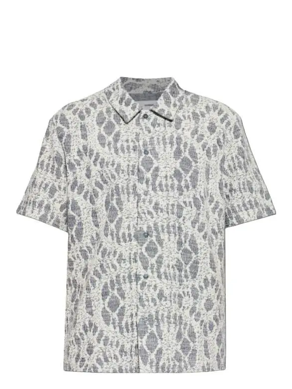 SAMSOE SAMSOE Short Sleeve Shirt - Gray