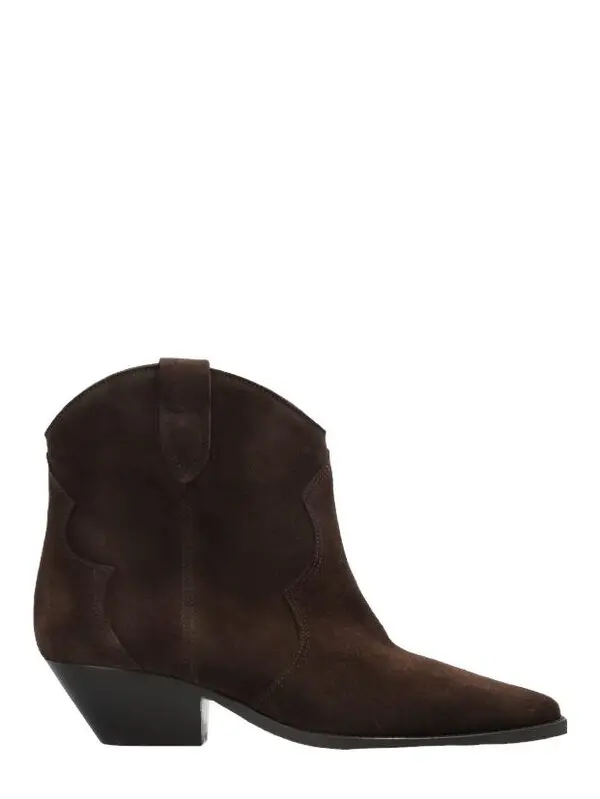 Isabel Marant Étoile Dewina Short Boots - Chocolate-colored
