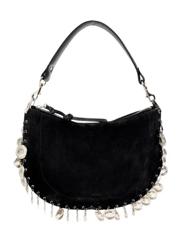 Isabel Marant Étoile Oskan Shoulder Bag - Black/silver
