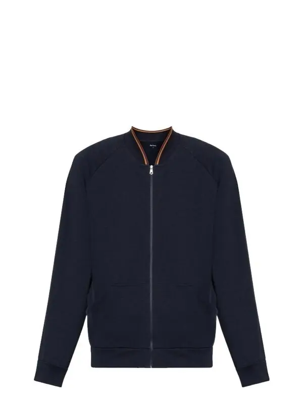 Paul Smith Long-sleeved Zip-up Casual Jacket - Black