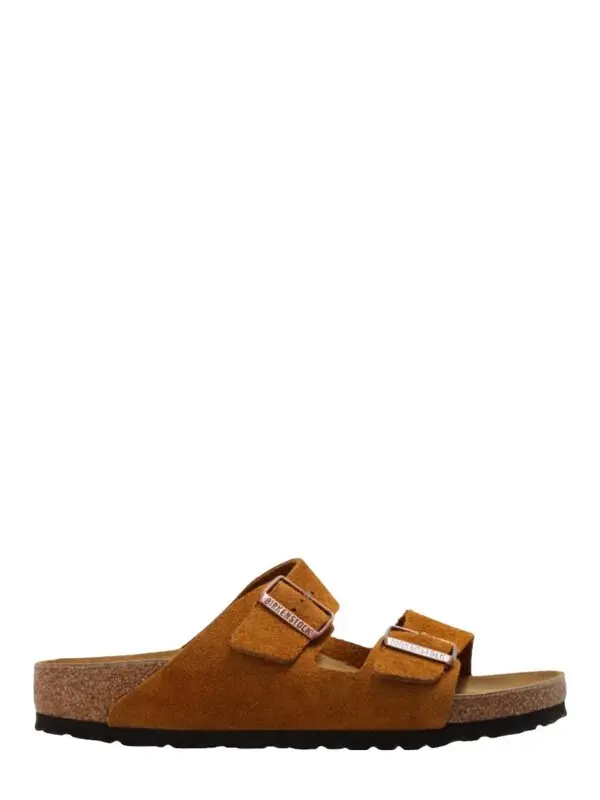 BIRKENSTOCK Arizona Double Buckled Sandals - Brown