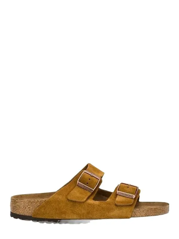 BIRKENSTOCK Arizona Soft Footbed Slip-on Sandals - Brown