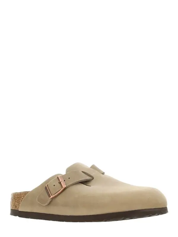 BIRKENSTOCK Boston Square Toe Mules - Brown