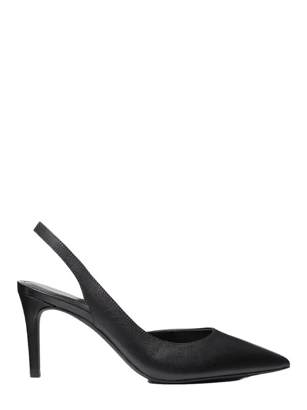 Michael Kors Chelsea Slingback Pointed Toe Pumps - Black