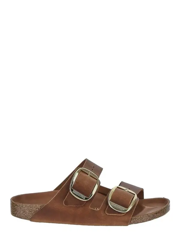 BIRKENSTOCK Arizona Big Buckle Slip-on Sandals - Brown