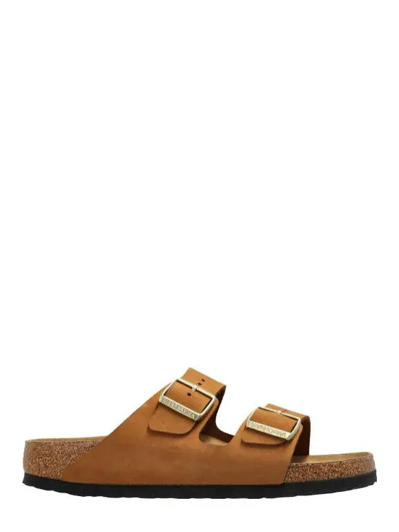 BIRKENSTOCK Arizona Soft Buckled Sandals - Brown