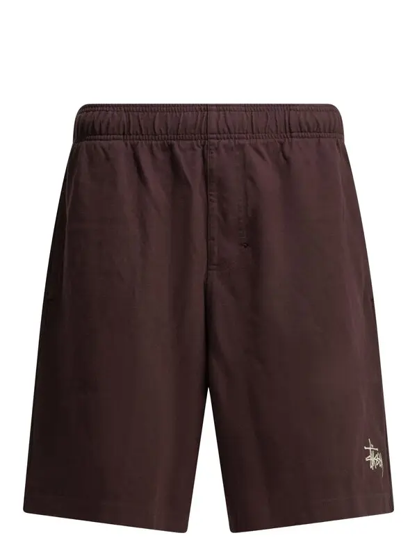 StÜssy Elastic Waist Shorts - Black