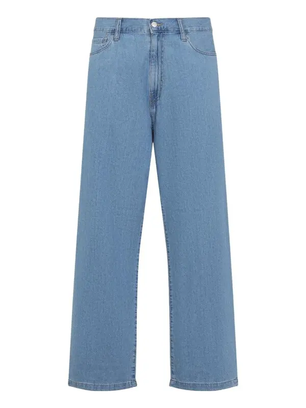 Carhartt Work In Progress Lucas Logo Patch Jeans - Blue
