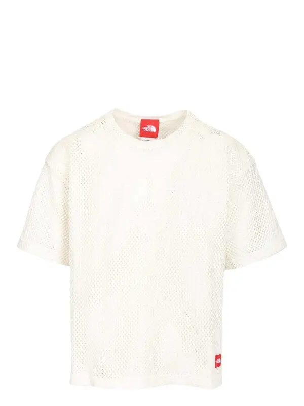 The North Face Red Box Mesh T-shirt - White