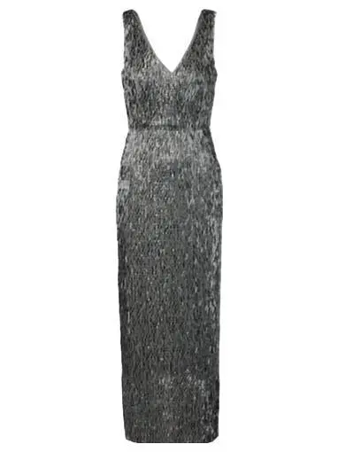 Erdem Embellished Column Cocktail Dress - Black