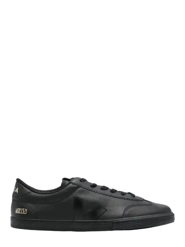 VEJA Signature Lace-up Sneakers - Black