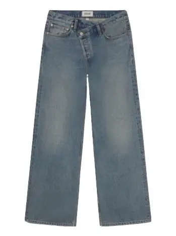 AGOLDE Logo Denim Jeans - Gray