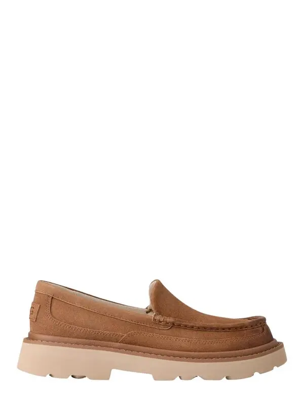 UGG Ascot Lug-sole Loafers - Maroon