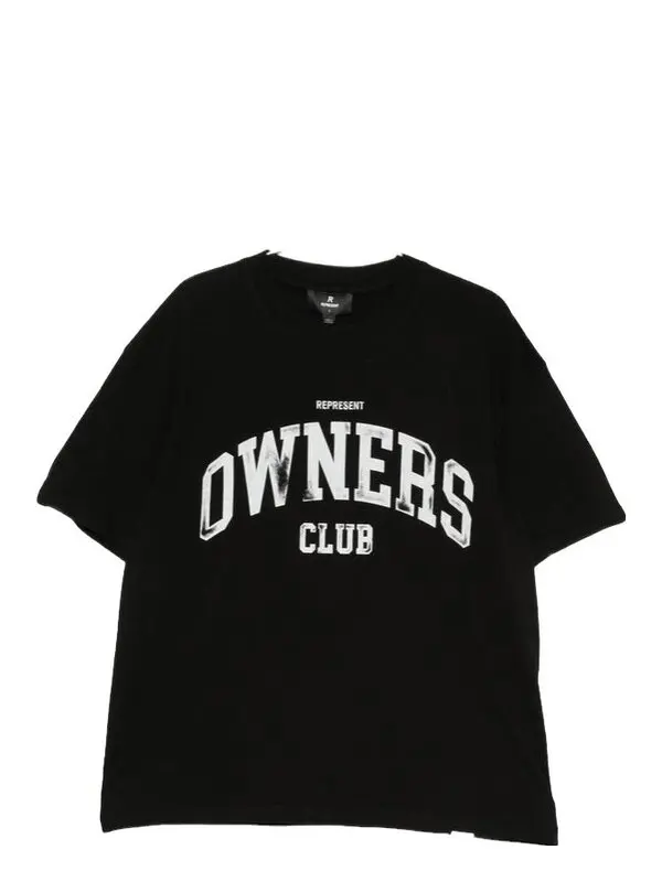 REPRESENT Owners Club Printed T-shirt - Black