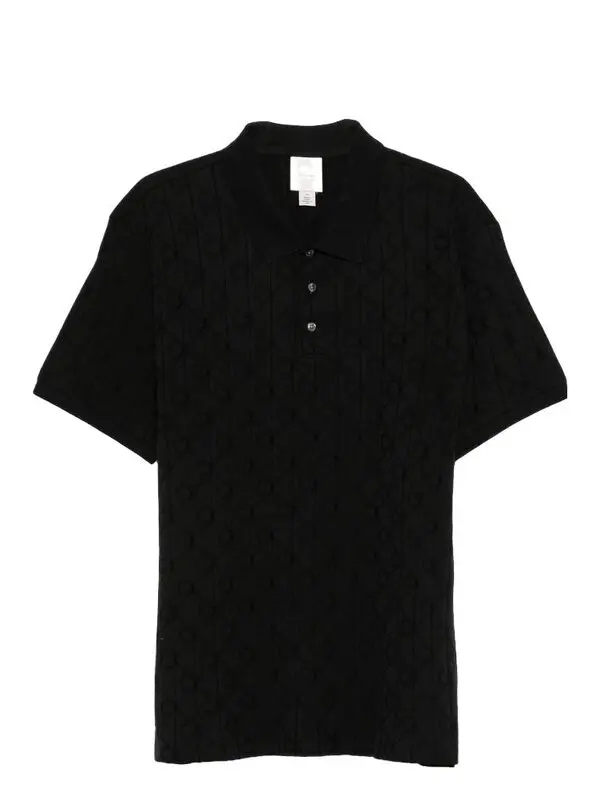Calvin Klein Short-sleeved Polo Shirt - Black