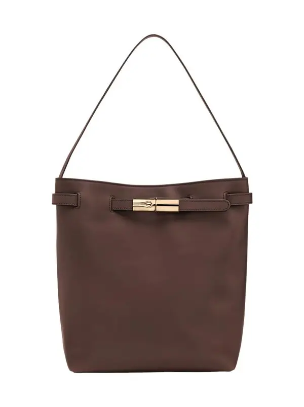 Longchamp Le Smart Shoulder Bag - Mocha