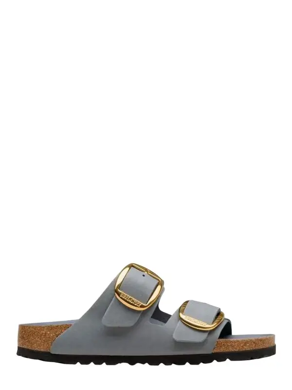 BIRKENSTOCK Arizona Big Buckle Flat Sandals - Gray