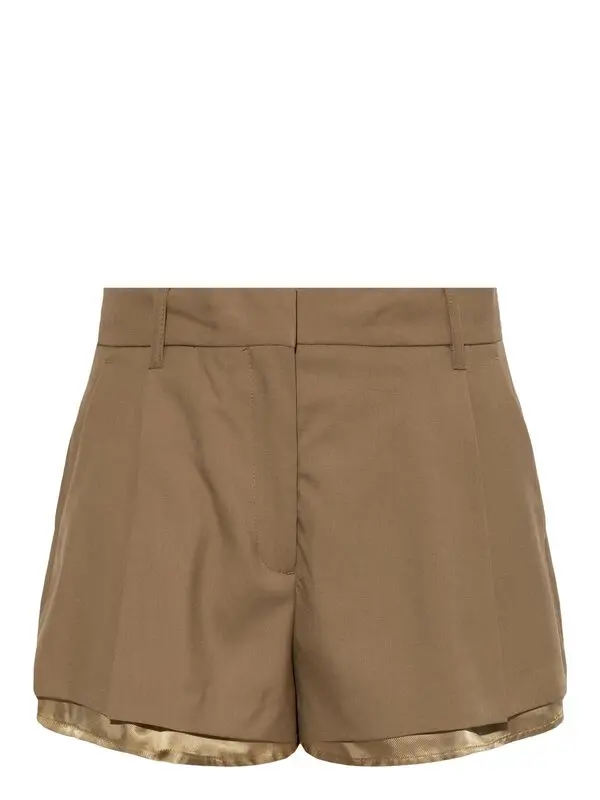 Marni Wool Shorts - Brown