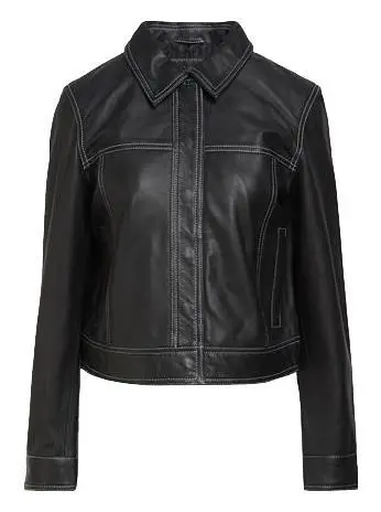 Bolongaro Trevor Leather Jacket - Black