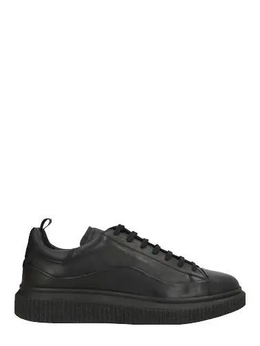 Officine Creative Leather Lace-up Sneakers - Black