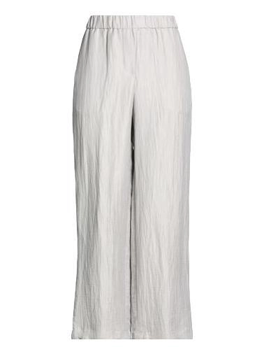 Peserico Linen Polyamide Wide-leg Pants - Grey