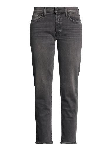 MOTHER High Waisted Tapered Jeans - Charcoal