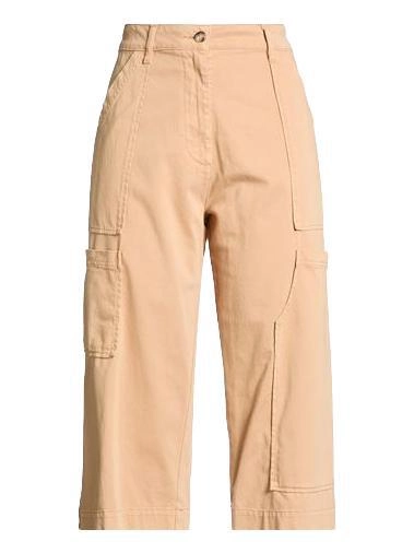 SEMICOUTURE Cotton, Lyocell, And Elastane Culottes - Beige