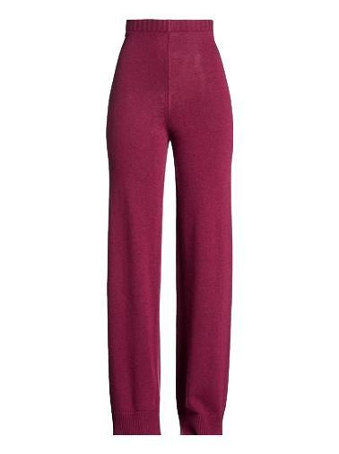 VICOLO Wide-leg Knit Pants - Red