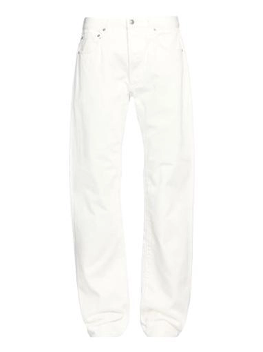 THE BIG WHITE BLUE Cotton Straight-leg Jeans - White