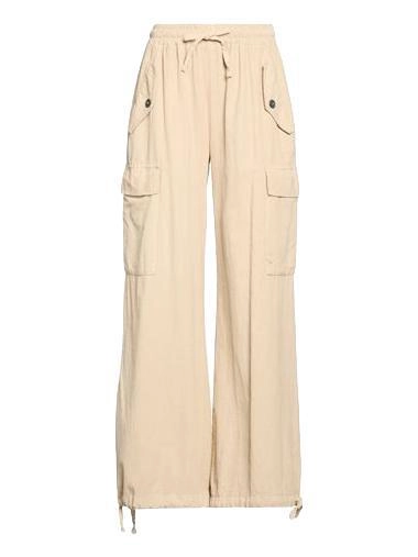 LE STREGHE Cotton Cargo Pants - Beige
