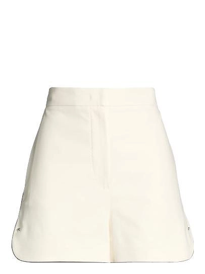 Max Mara Cotton Stretch High-waisted Shorts - White