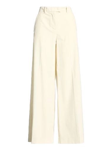 BALLANTYNE Cotton Flared Corduroy Pants - Ivory