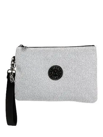 KIPLING Polyester Clutch With Appliqué And Top Handle - Silver