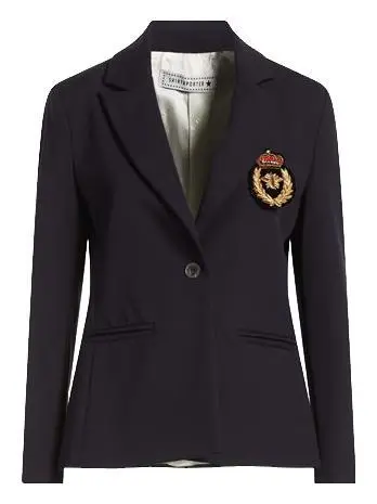 SHIRTAPORTER Single-breasted Blazer With Embellishment - Navy