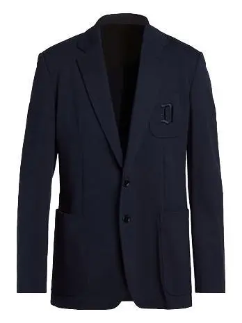 DONDUP Blazer Size Viscose, Polyamide, Elastane - Navy
