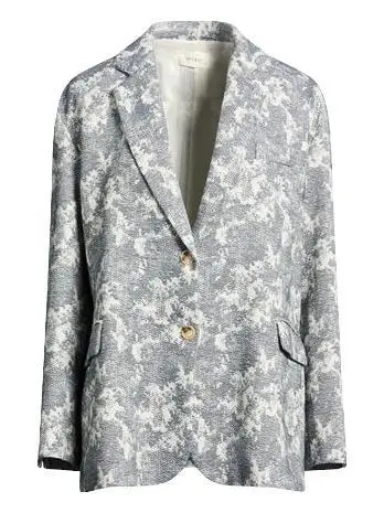 VICOLO Single-breasted Blazer - Blue