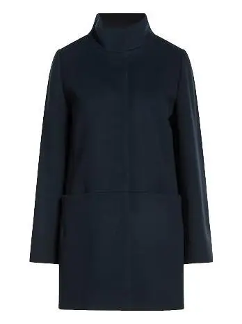 Cinzia Rocca Wool, Polyamide, Cashmere Coat - Navy