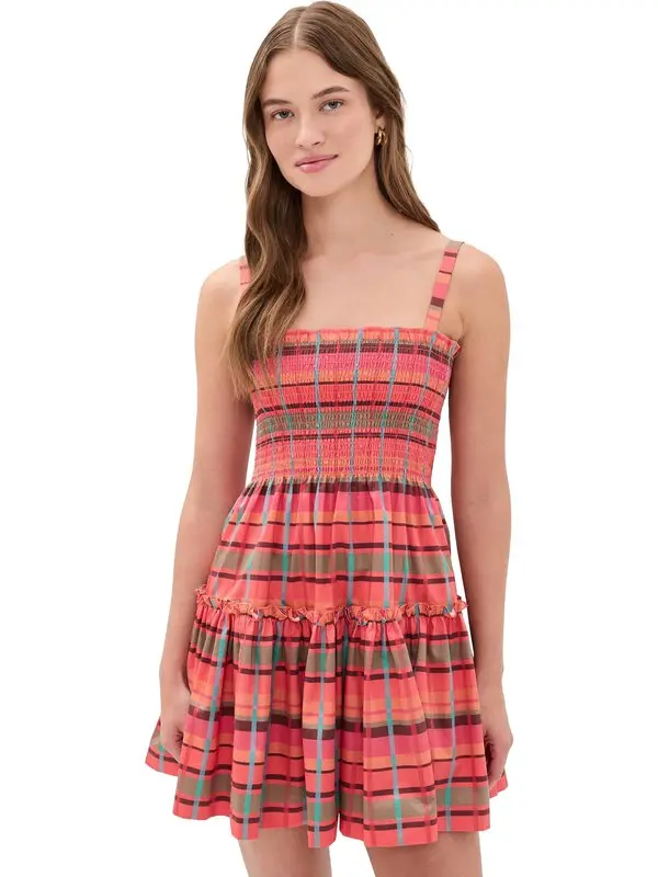 Hill House Home Seraphina Mini Dress - Sunset Gingham