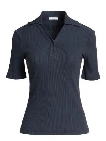 Peserico Ribbed Cotton Blend T-shirt - Blue