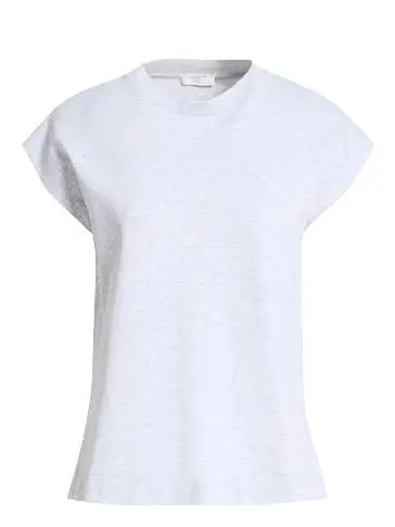 Peserico T-shirt In Light Cotton And Elastane - Grey