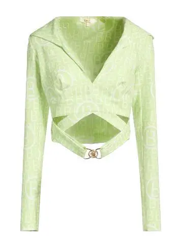 EUREKA BY BABYLON Lime Polyamide And Elastane Cropped Top - Green
