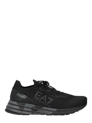 EA7 Textile And Synthetic Material Low-top Sneakers - Black