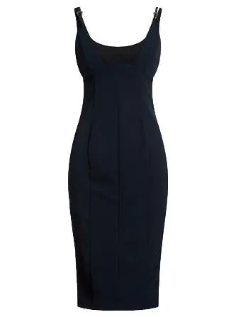 Versace Bodycon Midi Dress In Polyamide And Elastane - Blue