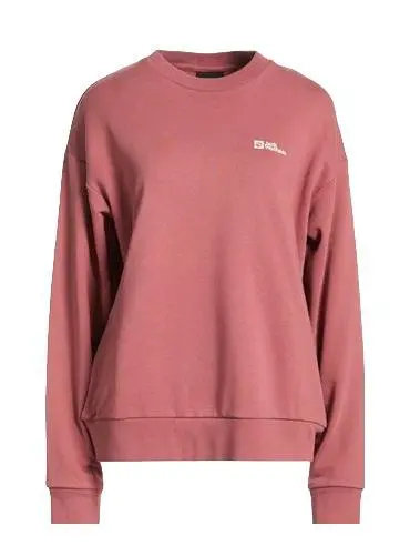 JACK WOLFSKIN Organic Cotton Crewneck Sweatshirt - Pink