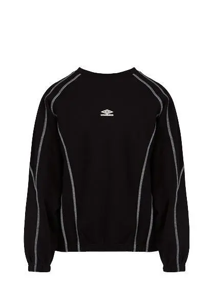 UMBRO Cotton Two-tone Sweatshirt - Black