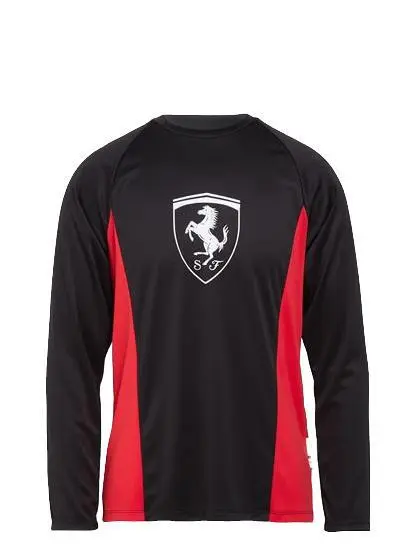 PUMA X FERRARI Long Sleeve Jersey T-shirt - Black