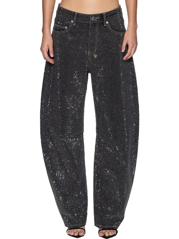 Ksubi Barrel Jean Opium High Rollers - Black