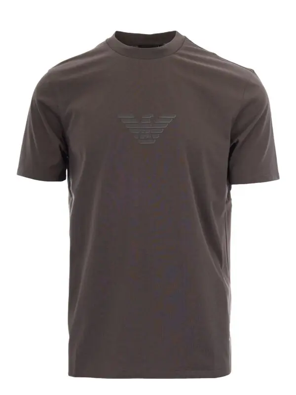 Emporio Armani Printed T-shirt - Brown
