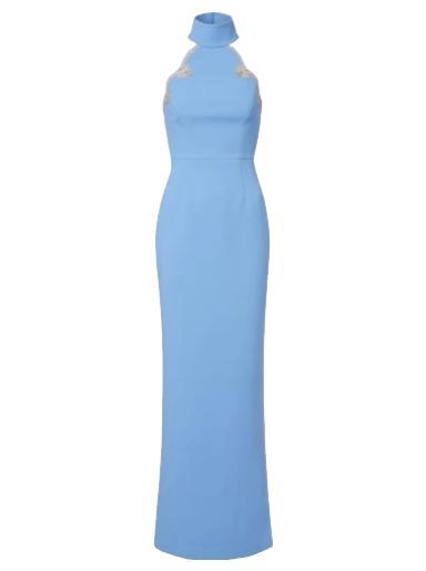 Rebecca Vallance Harlynn Embellished Gown - Blue