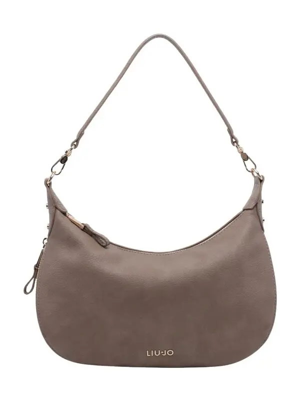 Liu Jo Curved Zip Shoulder Bag - Brown